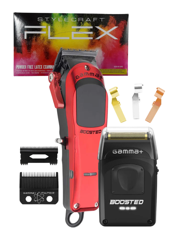 Boosted Fade Kit – Gamma+ Boosted Clipper & Foil Shaver Bundle — Vip ...