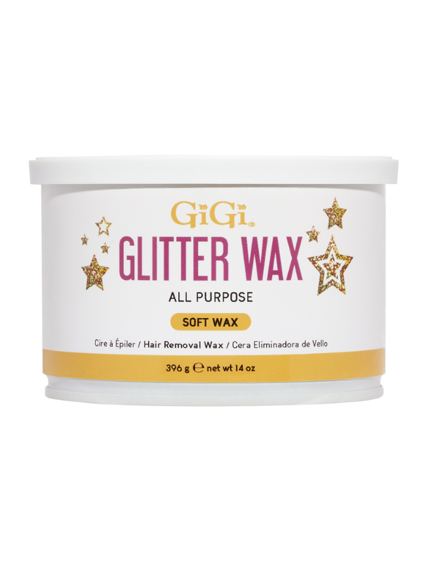 GiGi Soft Glitter Wax 14oz – Gentle Soft Wax with Fun Shimmer for All ...