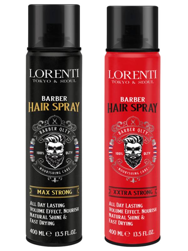 Lorenti Barber Hair Spray Strong Hold for Perfect Styles — Vip Barber ...