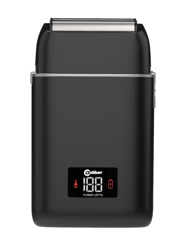 Caliber MOAB Metal Triple Foil Shaver with Digital Display — Vip Barber ...