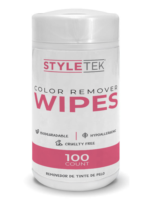 StyleTek Color Remover Wipes 100ct - Gentle Hair Color Remover — Vip ...