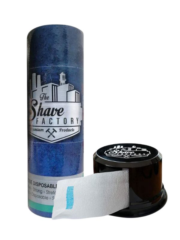 The Shave Factory Neck Strips with Dispenser Bundle — Vip Barber Supply