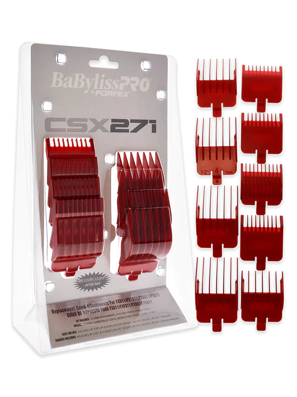 BaBylissPRO 8 Pack FXX3 Attachment Combs #FXCSX271 — Vip Barber Supply