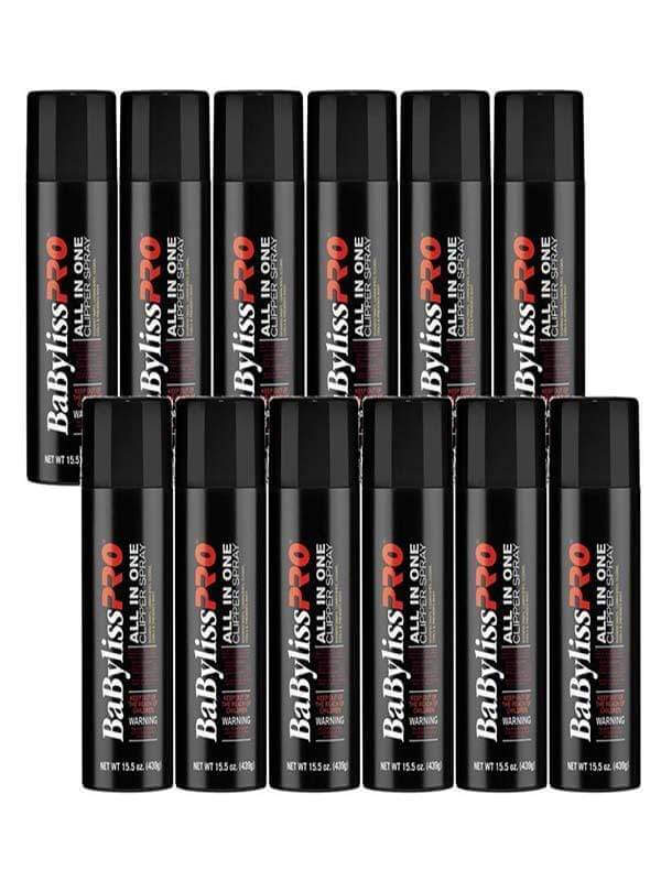 BaBylissPRO All in One Clipper Spray 15.5oz - 12 Pack — Vip Barber Supply