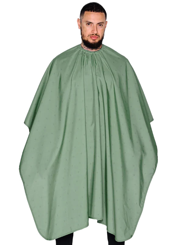 Stay Clean & Comfortable with Barber Strong Army Green Cape — Vip ...