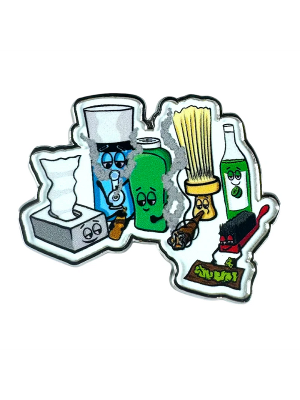 After Hours Barber Pin - Blood Veins & Bandages — Vip Barber Supply