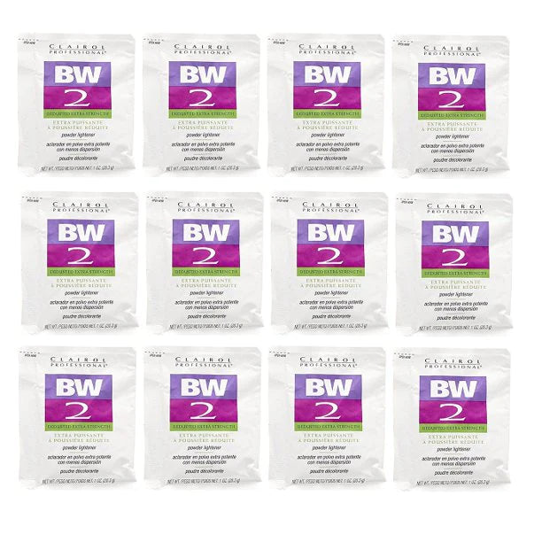 Clairol BW2 Powder Lightener Packette 1oz 12-Pack — Vip Barber Supply