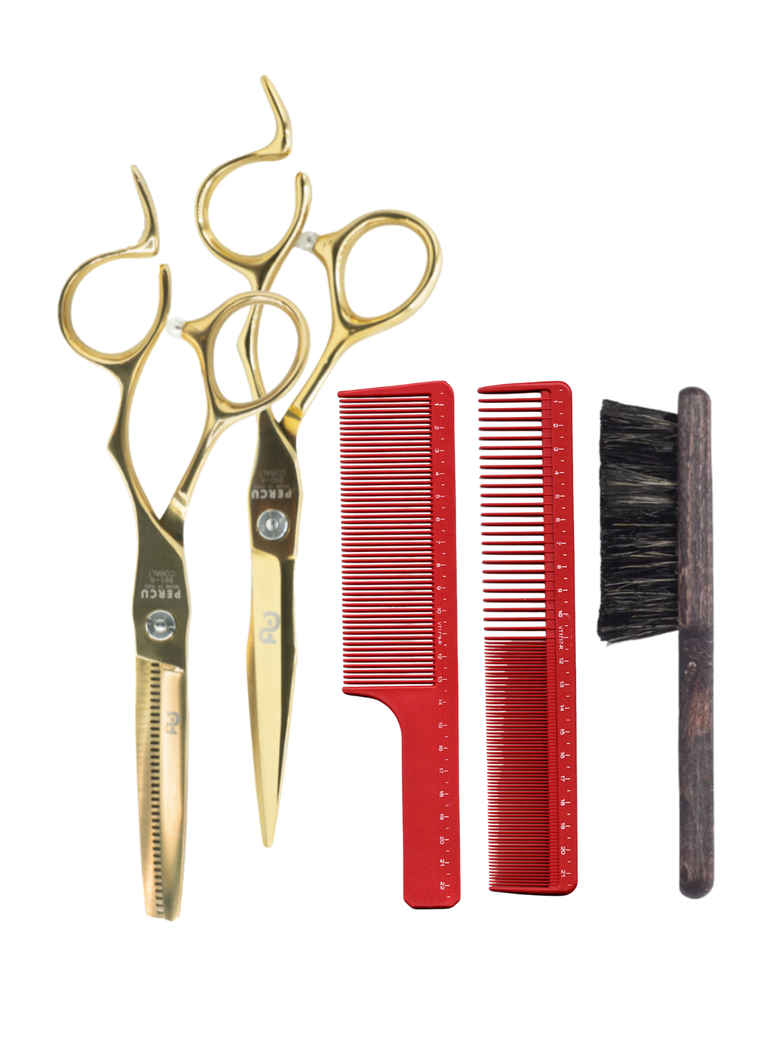 Master Cutter Combo – Percu Shears, Fade Brush & Vincent Combs — Vip ...