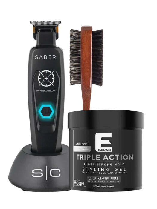 The Style Control Pack – Elegance Gel, Saber Trimmer & Boar Brush — Vip ...