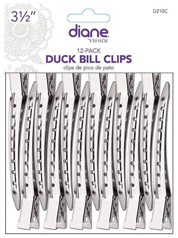 Diane Duck Bill Clips 12 Pack 3 1/2": Perfect Curls & Styles — Vip ...