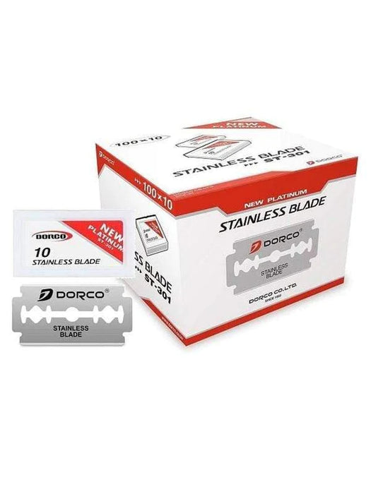 Dorco Platinum Stainless Double Edge Blades ST-301: Ultimate Shave ...