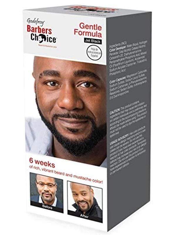 Godefroy Barbers Choice Beard Color Jet Black - Natural & Long-Lasting ...