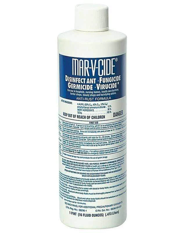 Mar-V-Cide Disinfectant Liquid 16oz - Powerful Disinfectant Liquid ...