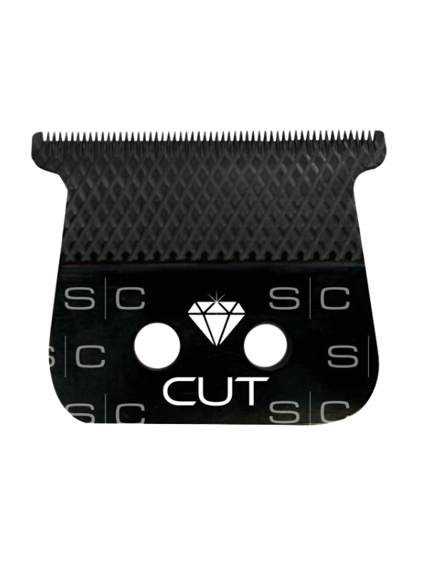 StyleCraft Diamond Cut Fixed Black Diamond DLC Hair Trimmer Blade with ...