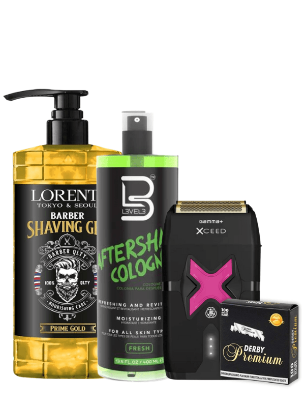 Smooth Shave Kit | Gamma+ XCEED Shaver, Lorenti Gel & More — Vip Barber ...