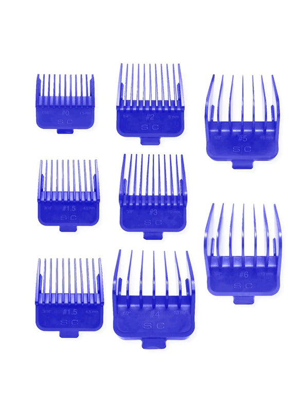 StyleCraft DUB Universal Magnetic Clipper Guards - Blue — Vip Barber Supply