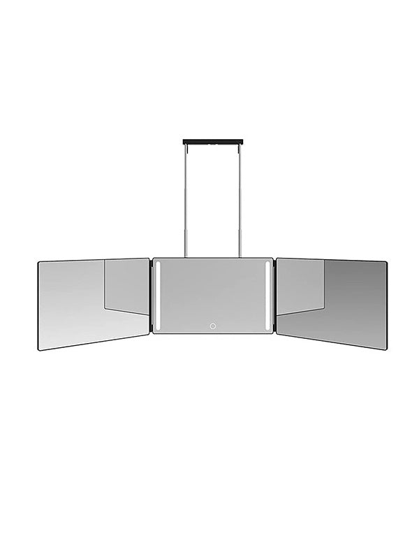 Folding Hanging Mirror with LED Lights — Vip Barber Supply