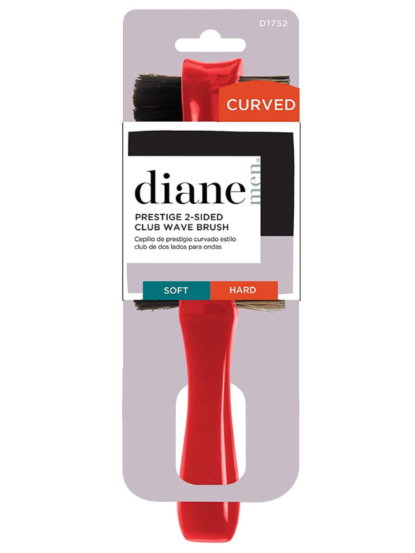 Diane Red Prestige 2 Sided Club Wave Brush #D1752 — Vip Barber Supply