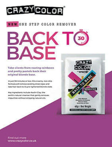 Crazy Color Hair Dye "Back to Base" Color Remover — Vip Barber Supply