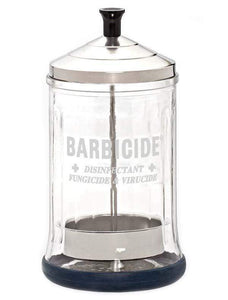Barbicide Midsize Disinfecting Jar 21oz — Vip Barber Supply