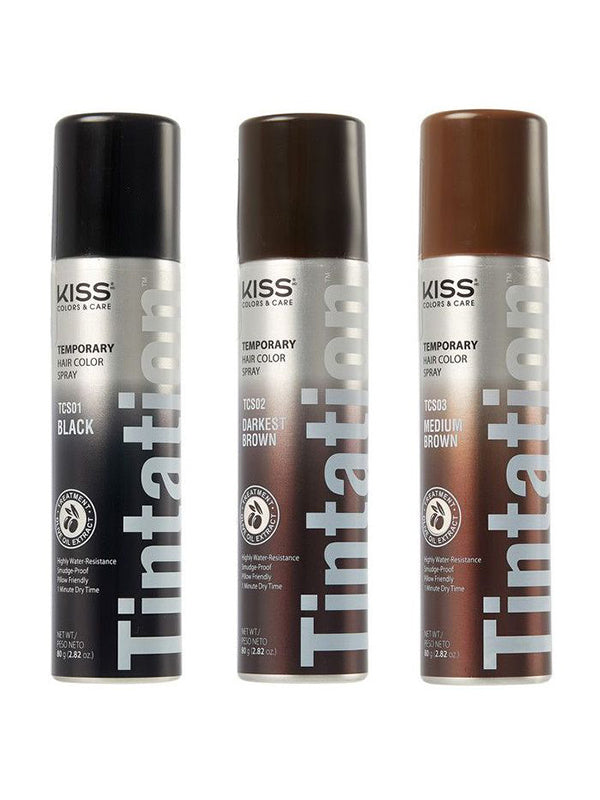 Kiss Tintation Temporary Hair Color Spray Assorted Colors — Vip Barber ...