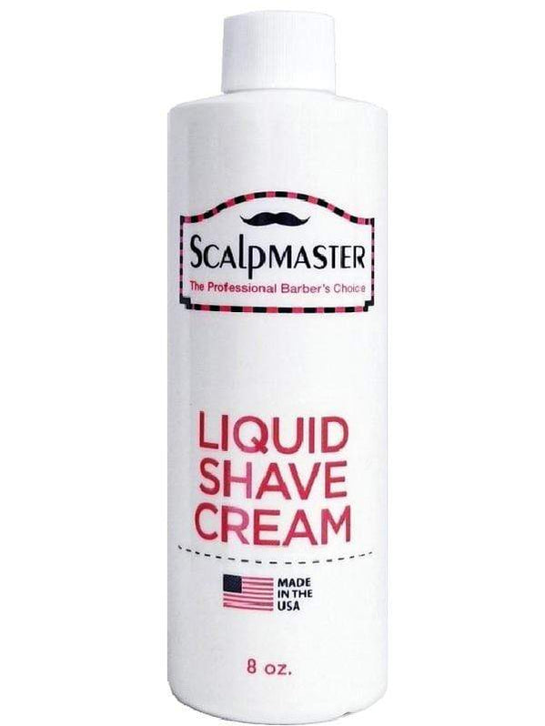 Scalpmaster Liquid Shave Cream 8 oz — Vip Barber Supply