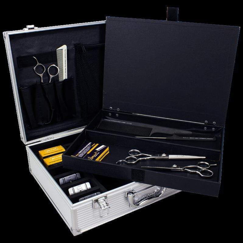 Vincent Master Case - Small - Silver #VT10143-SV — Vip Barber Supply
