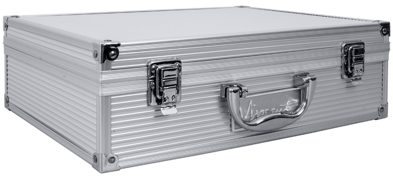 Vincent Master Case - Small - Silver #VT10143-SV — Vip Barber Supply